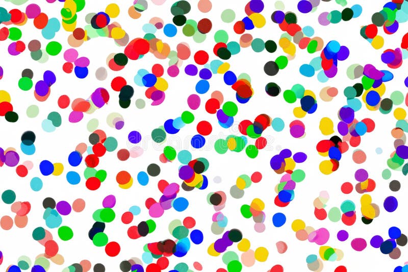 Confetti. Illustration. Fun Seamless Pattern Stock Illustration ...