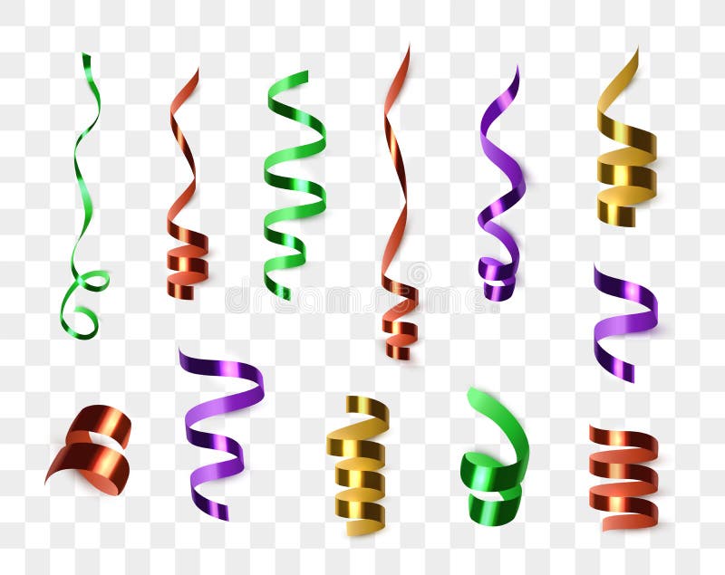 Confetti Isolated. Vector Decor Elements for Your Design Stock Vector ...