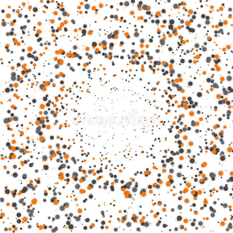 Confetti Particle Birthday Card Template Stock Vector - Illustration of ...