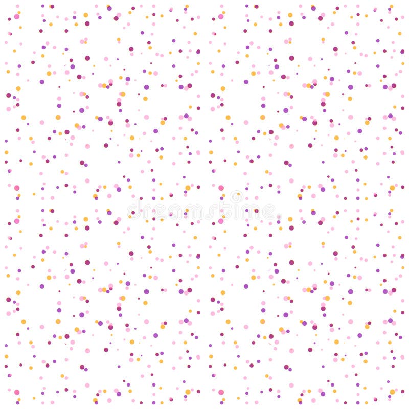 Confetti Seamless Pattern, Holidays Poster Design Template, Colorful ...