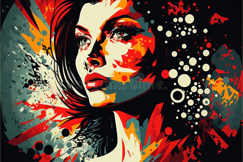 Confidence Abstract Art (generative AI) Stock Illustration ...