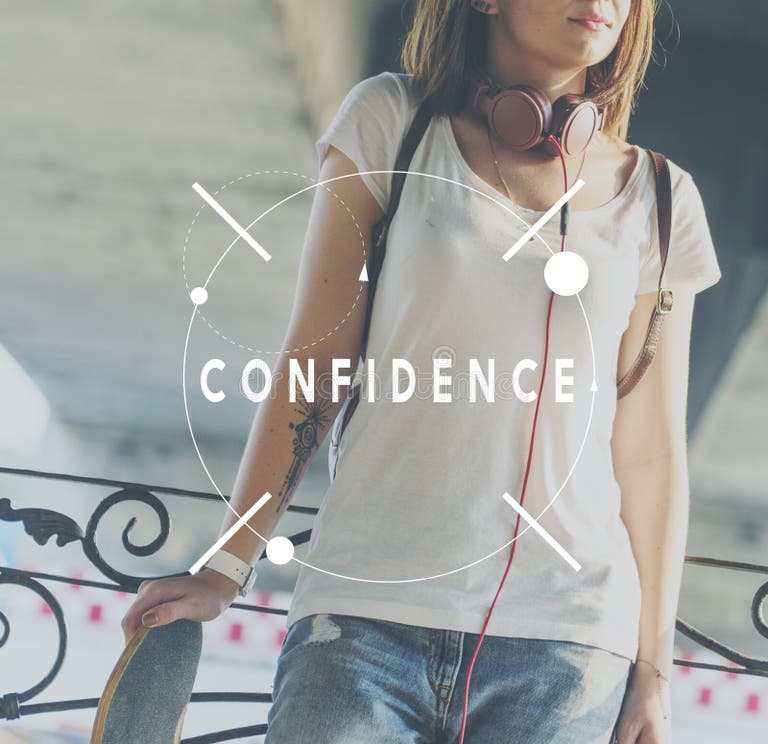 Confidence Believe Faith Reliability Self Esteem Concept Stock Image ...