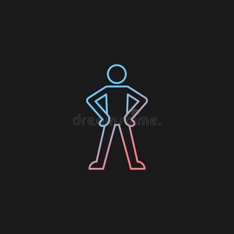 Confident Body Language Stock Illustrations – 221 Confident Body ...