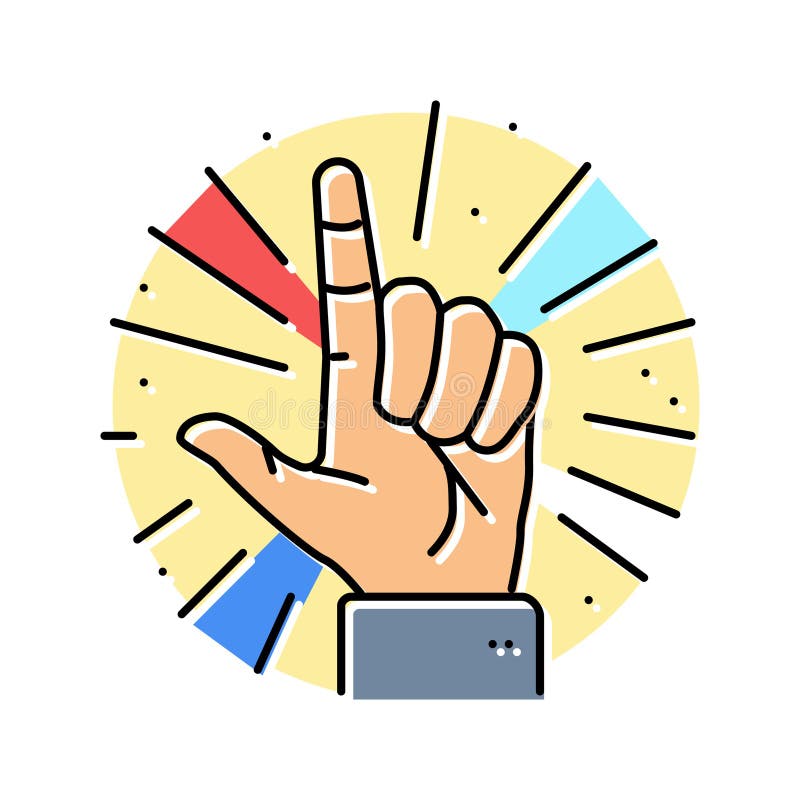 Confidence Boost Succes Challenge Color Icon Vector Illustration Stock ...