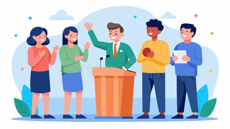 Garnering Applause Stock Illustrations – 1 Garnering Applause Stock ...