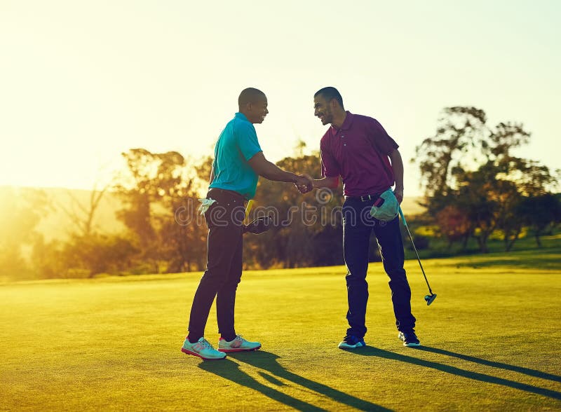 Confidence is the Most Important Factor in this Game. Two Golfers ...