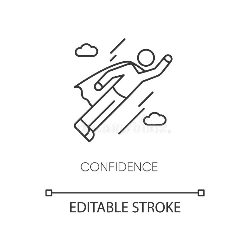 Confidence Icon Line Art Stock Illustrations – 1,055 Confidence Icon ...