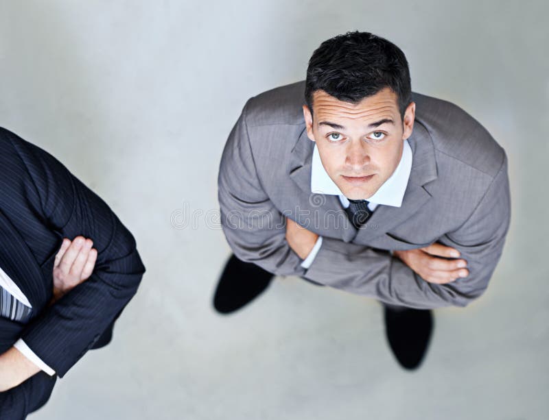 Confidence in the Workplace. High Angle Portrait of a Confident Looking ...