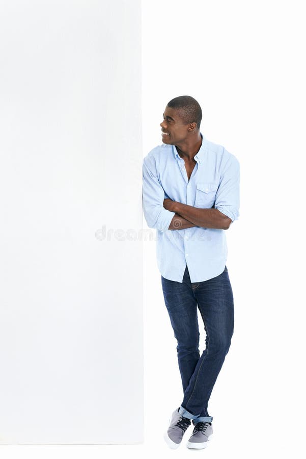 Confident advertising man stock photo. Image of modern - 55066658