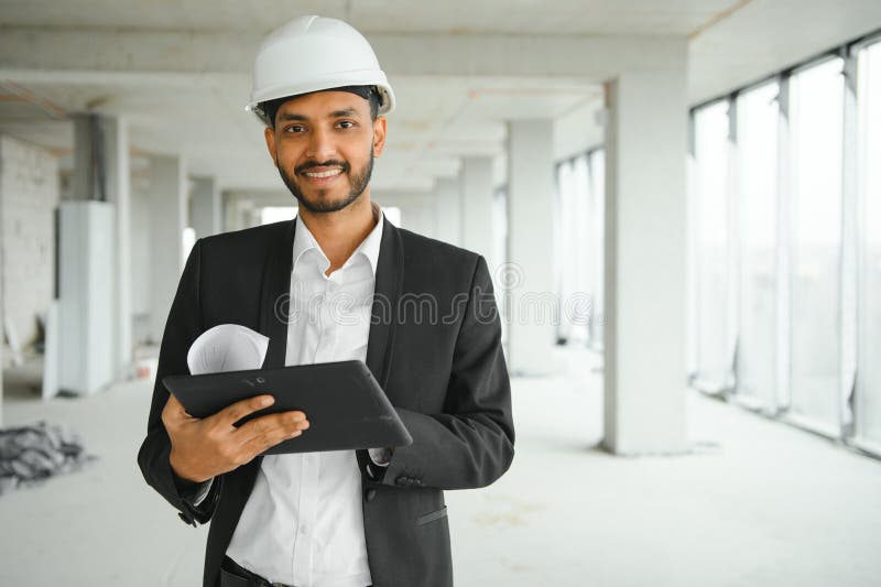 Confident Asian Engineer Man Using Tablet for Checking and Maintenance ...
