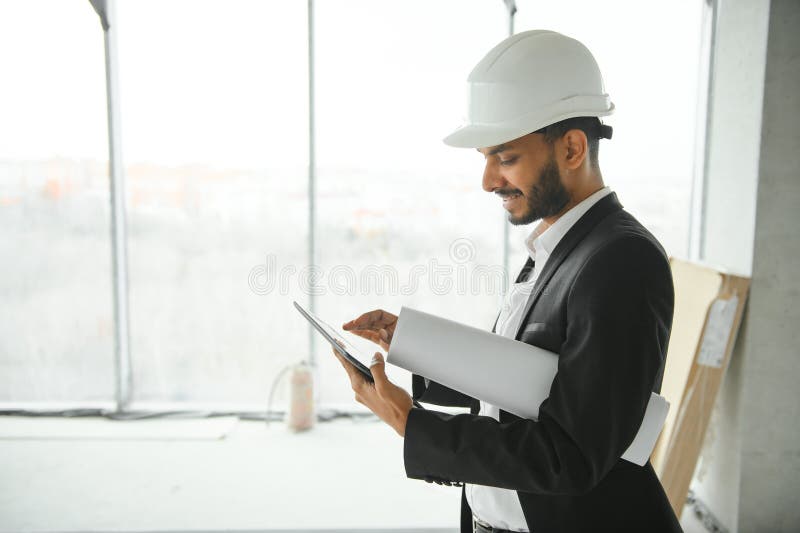 Confident Asian Engineer Man Using Tablet for Checking and Maintenance ...