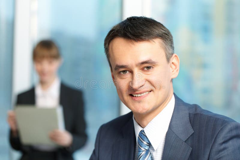 Confident boss stock photo. Image of boss, lifestyle - 18342062
