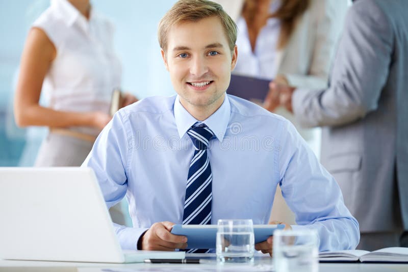 Confident boss stock image. Image of formal, male, occupation - 30213879