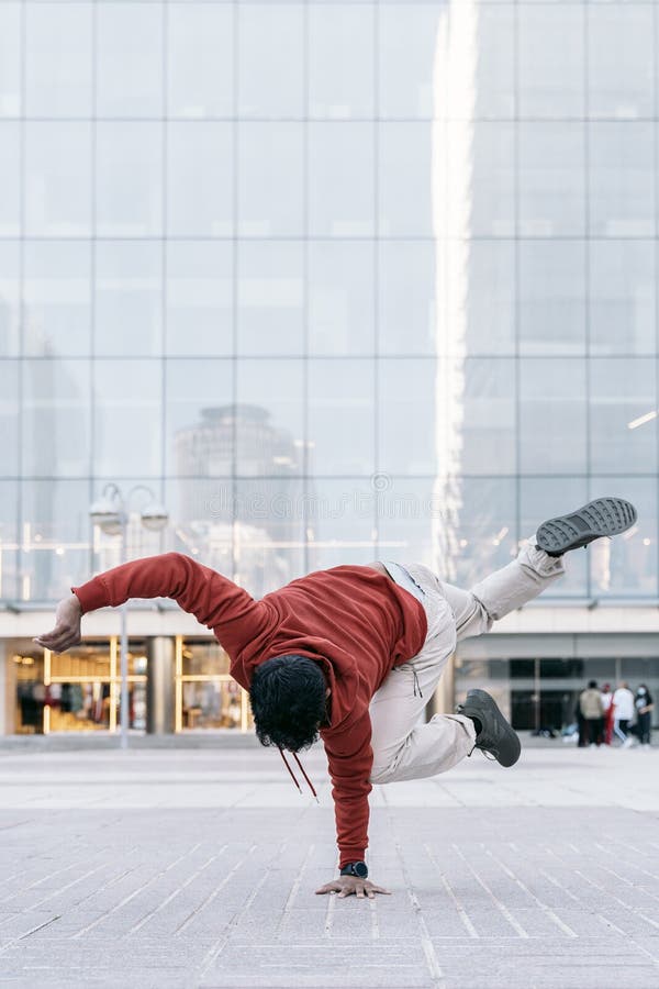 Confident Boy Doing Break Dance Stock Image - Image of life, moves ...