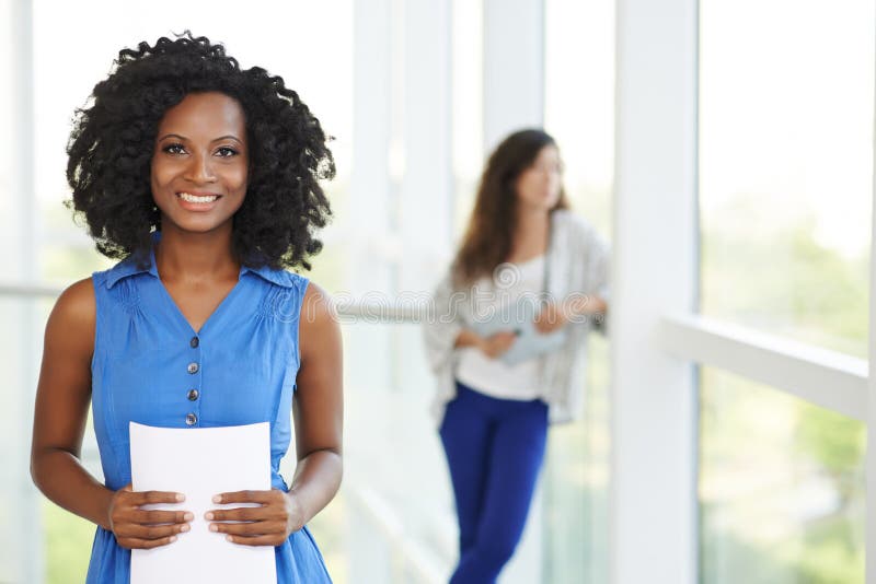 Confident Lady Boss Professional Achievements Stock Photo - Image of ...
