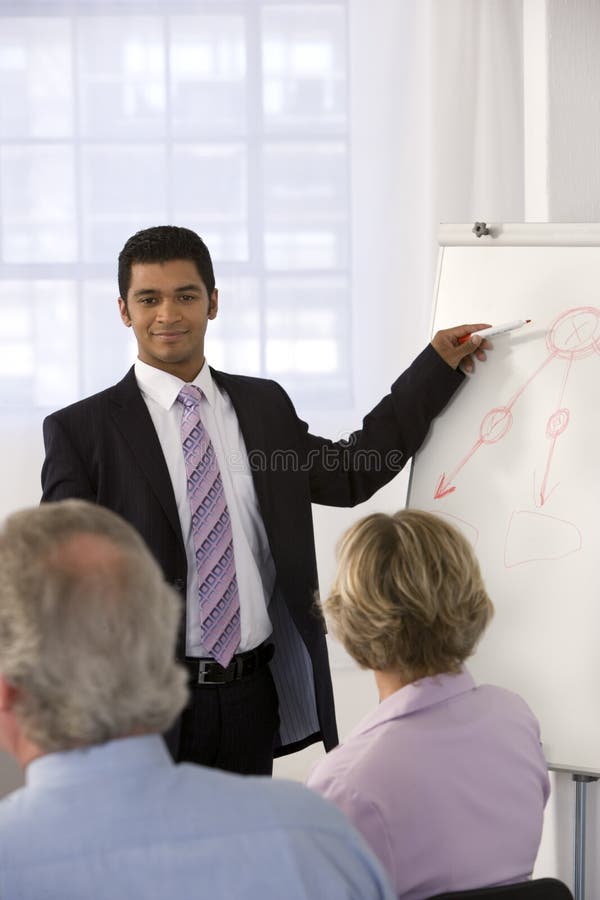 Confident Business Man Giving Presentation Stock Image - Image of ... Confident Business Man Giving Presentation Stock Image - Image of ...