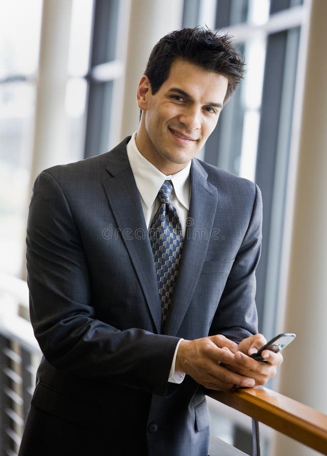 Man Text Messaging on Cell Phone at Beach Stock Photo - Image of self ...