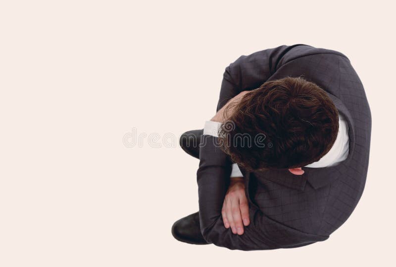 Confident Businessman. Top View and Side View Stock Image - Image of ... Confident Businessman. Top View and Side View Stock Image - Image of ...