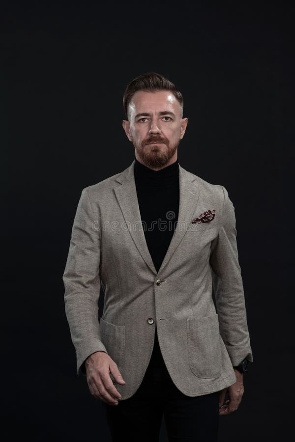 Confident Businessman Walking Forward Wearing a Causal Suit, Handsome ... Confident Businessman Walking Forward Wearing a Causal Suit, Handsome ...