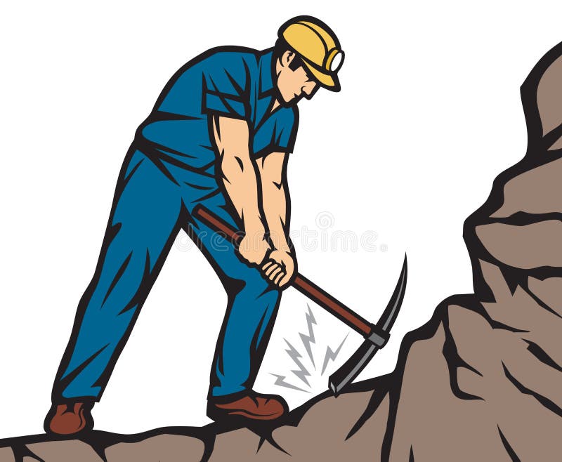 Diamond Miner Clipart