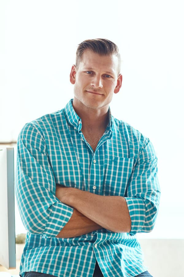 Confident and Creative. Young Creatives Working in a Modern Office ...