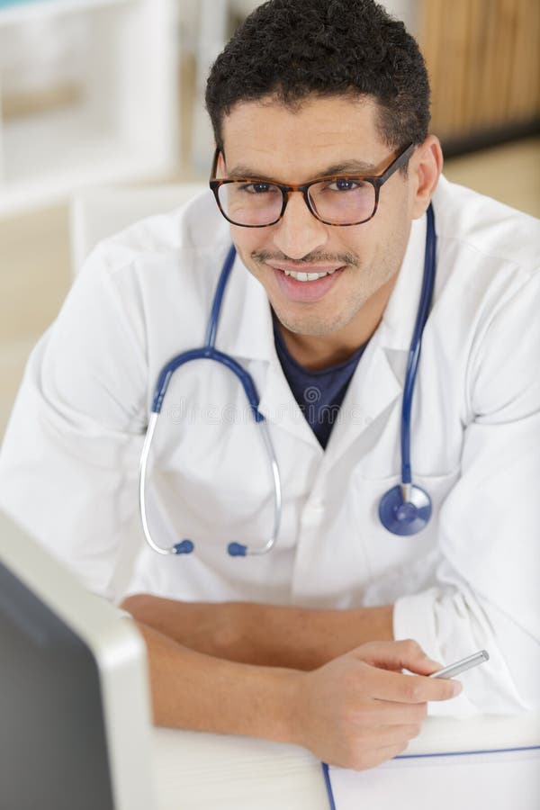 Confident Doctor Looking at Camera Stock Photo - Image of looking ...