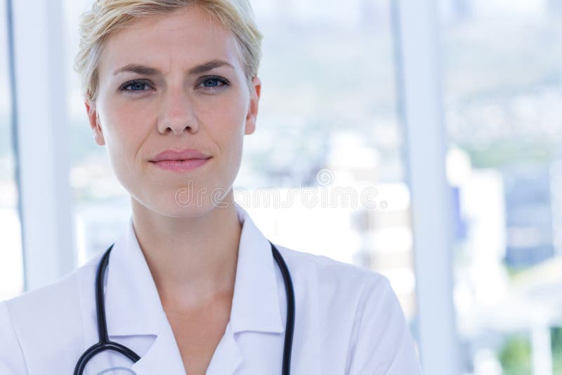 Confident Doctor Looking at Camera Stock Image - Image of expertise ...