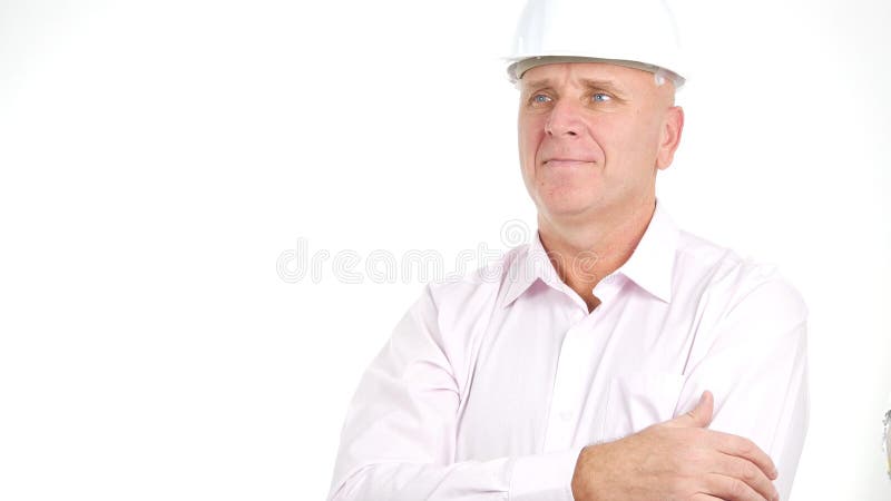 Confident Engineer Portrait Smiling in a Interview Stock Image - Image ...