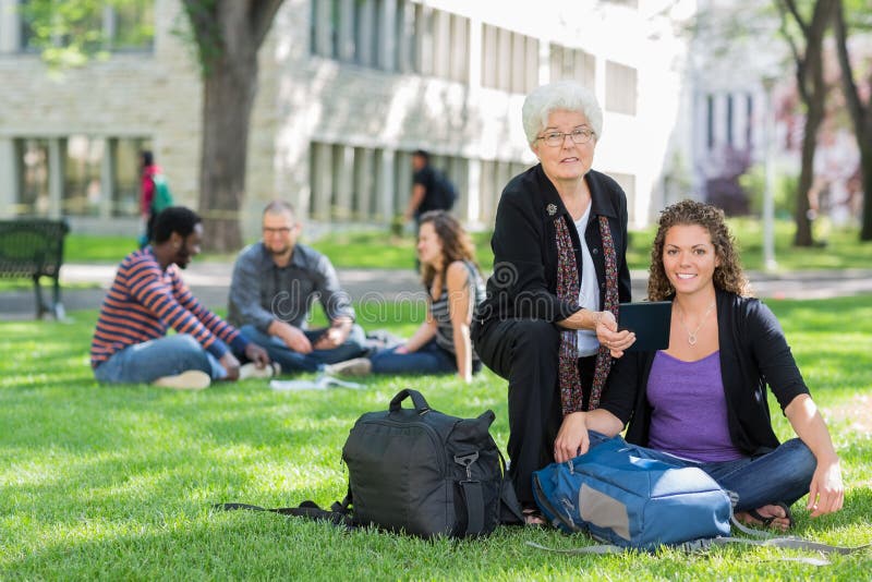 Confident Student with Backpack Walking on Campus Stock Photo - Image ...