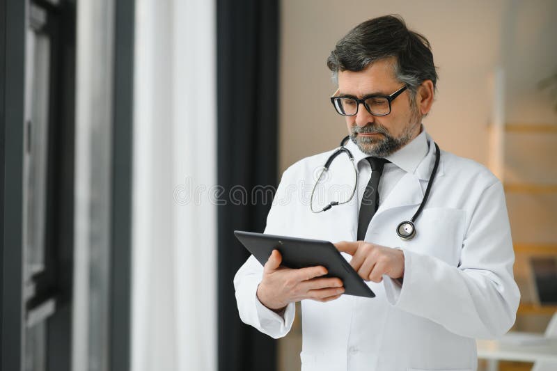 Confident General Practitioner is Ready To Work. Stock Image - Image of ...