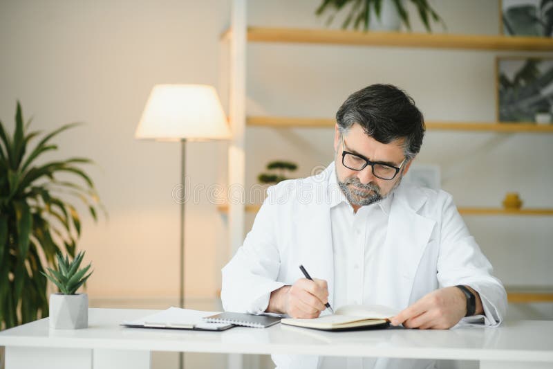 Confident General Practitioner is Ready To Work. Stock Image - Image of ...