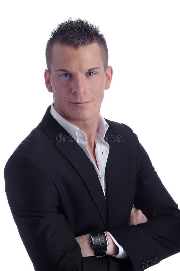 Handsome young businessman stock photo. Image of handsome - 20462692