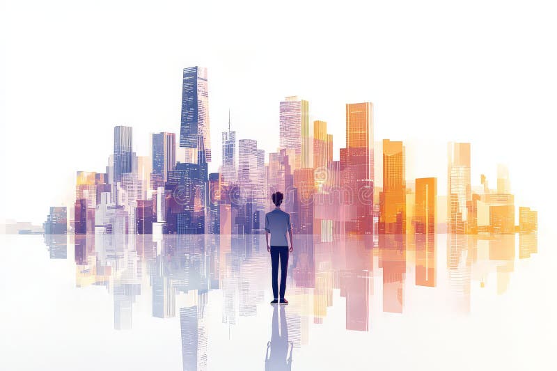 Confident Job Candidate stock illustration. Illustration of business ...