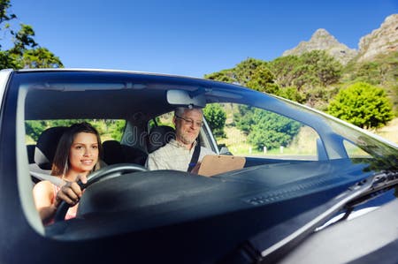 Confident learner driver stock image. Image of confident - 28932337