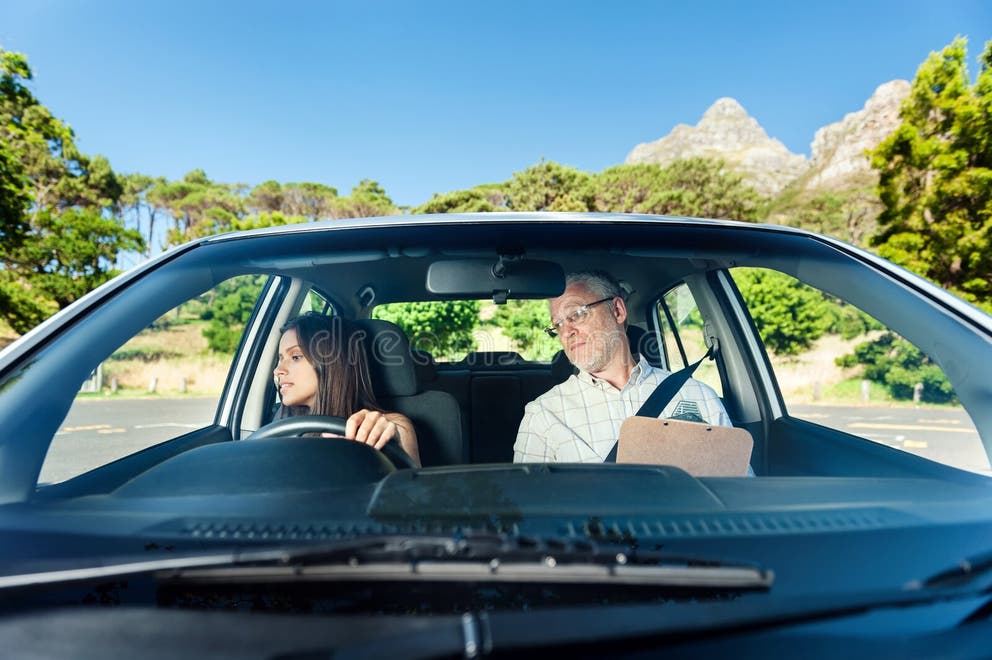 Confident learner driver stock image. Image of driver - 28932341