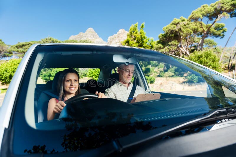 Confident learner driver stock image. Image of confident - 28932337