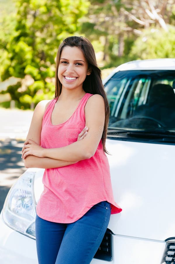 Learner driver happy stock photo. Image of charming, drive - 30022924