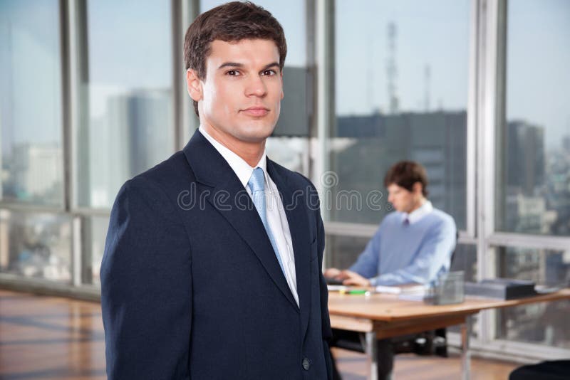 Portrait of Handsome Male Executive Stock Photo - Image of contemporary ...