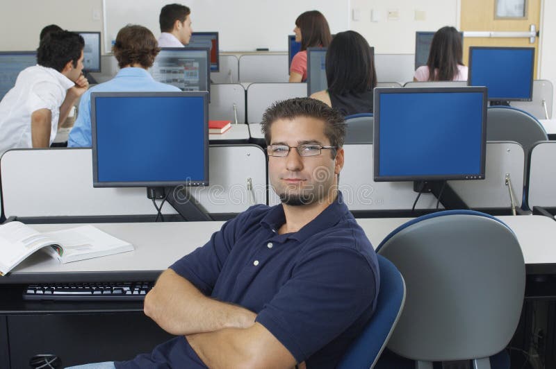 Successful students stock photo. Image of educated, male - 4338820