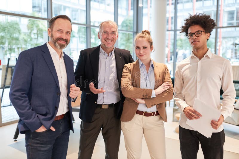 Confident Multicultural Business Team Stock Image - Image of agency ...