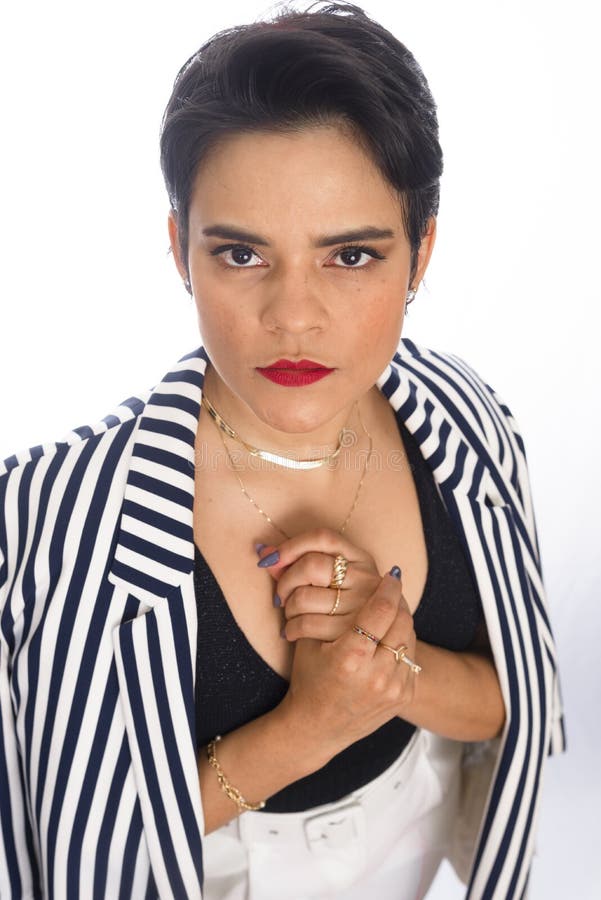 Confident Pretty Business Woman Being Ready To Work Stock Photo - Image ... Confident Pretty Business Woman Being Ready To Work Stock Photo - Image ...