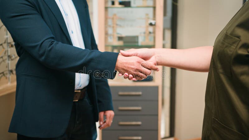 Professional, Handshake and Agreement in a Meeting To Congratulate for ...