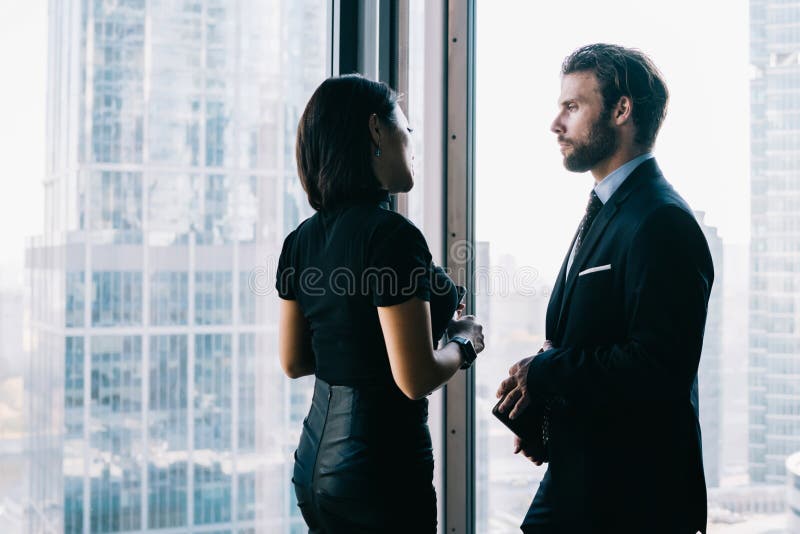 Confident Proud Ceo in Office Building Stock Photo - Image of executive ...