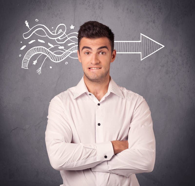 Confident Sales Person Solves Problem Stock Photo - Image of motivated ...