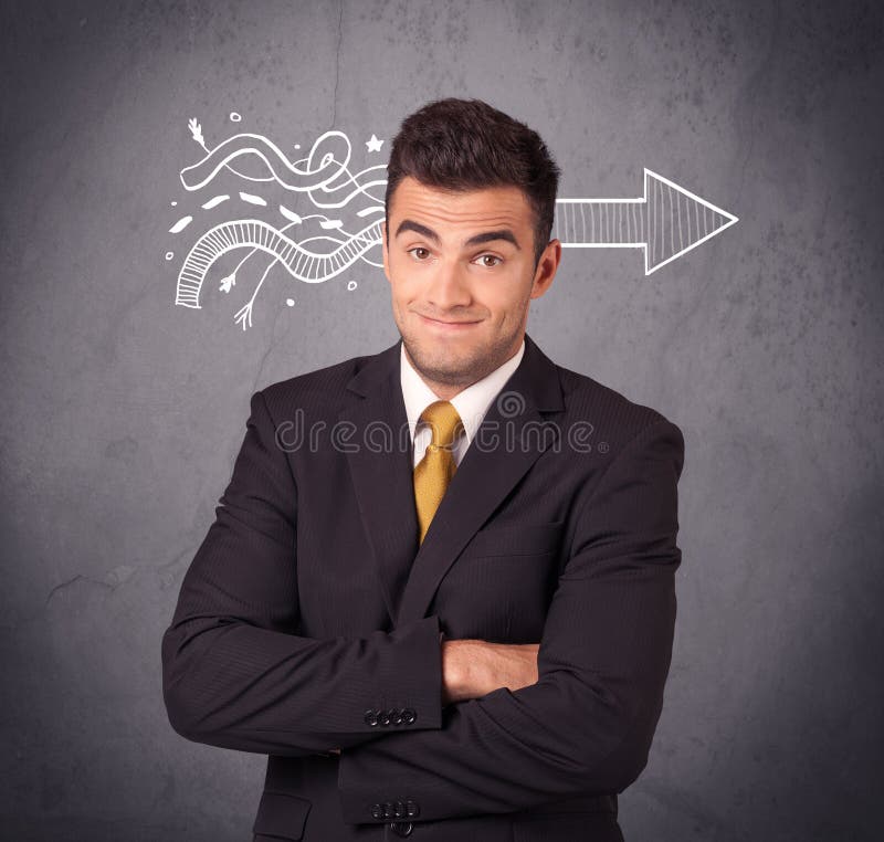 Confident Sales Person Solves Problem Stock Image - Image of manager ...