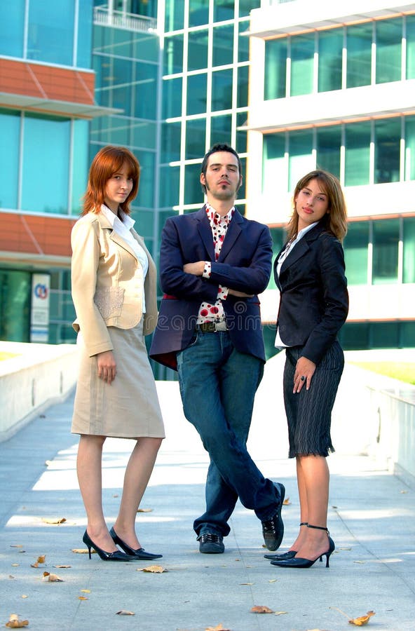 Confident Sales Team stock photo. Image of professional - 1359912