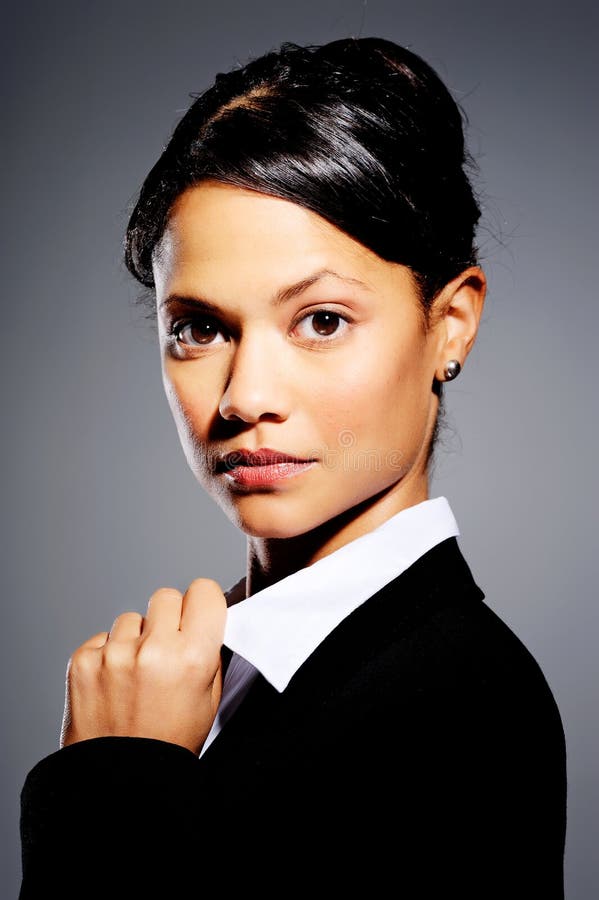 Expressionless woman stock image. Image of studio, adult - 22775429