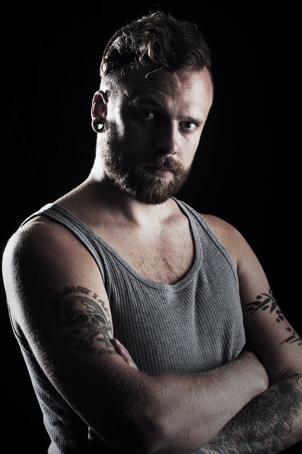 Confident Male Rocker stock image. Image of characters - 29713689