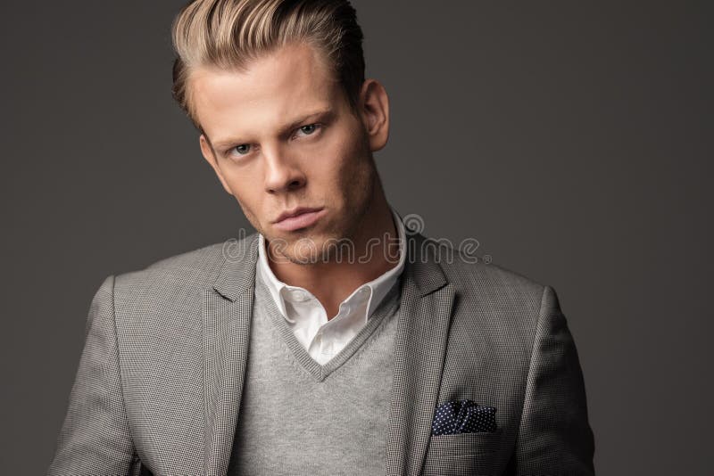 Confident Sharp Dressed Man Stock Image - Image of masculine, jacket ...