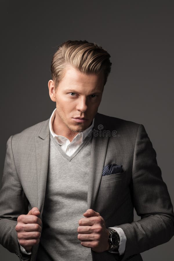 Confident Sharp Dressed Man Stock Image - Image of standing, clothes ...